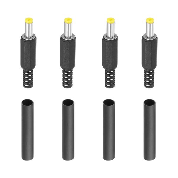 【本商品は海外出荷】お届けは通常20-30日を頂いております。コネクタタイプ：はんだタイプ;サイズ：4.8x1.7mm(OD*ID);全長：50mm;縮小チューブの長さ:40mm;パッケージコンテンツ：4 x DCオスプラグ電源端子、4 x...