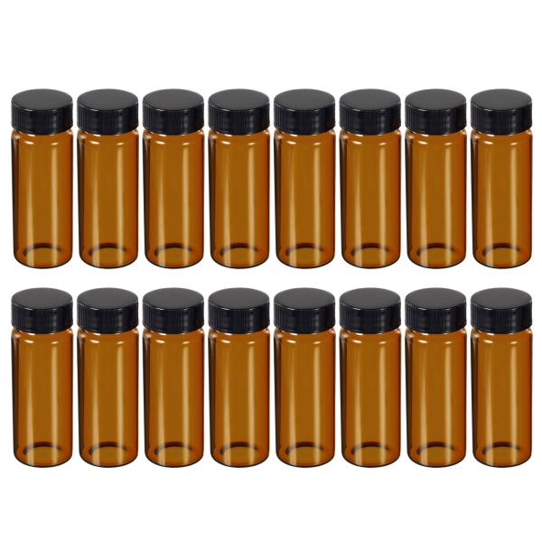 【本商品は海外出荷】お届けは通常20-30日を頂いております。ボトルの材質: ガラス、キャップの材質: プラスチック、カバーパッドの材質：PE、カラー: 茶色、容量：30mL、ボトル口の外径:23.5 mm、ボトルの高さ:62 mm、全体の...