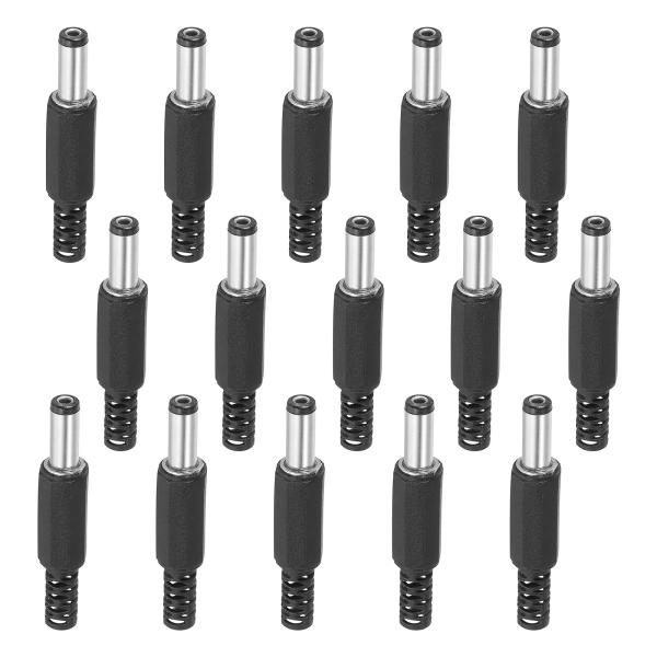 【本商品は海外出荷】お届けは通常20-30日を頂いております。コネクタタイプ：はんだタイプ;サイズ：5.5x2.1mm(OD*ID);全長：49mm;パッケージコンテンツ：15 x DCオスプラグ電源端子利点：これらの直流バケットコネクタは...