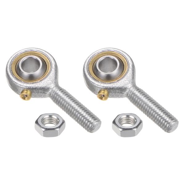 【本商品は海外出荷】お届けは通常20-30日を頂いております。タイプ：M8メスロッドエンド、M8x1.25右ネジ - 機械組立におけるスムーズで柔軟な動きに適しています。全長：53mm。素材：#45鋼のロッドエンド本体と硬化ベアリング鋼のボ...