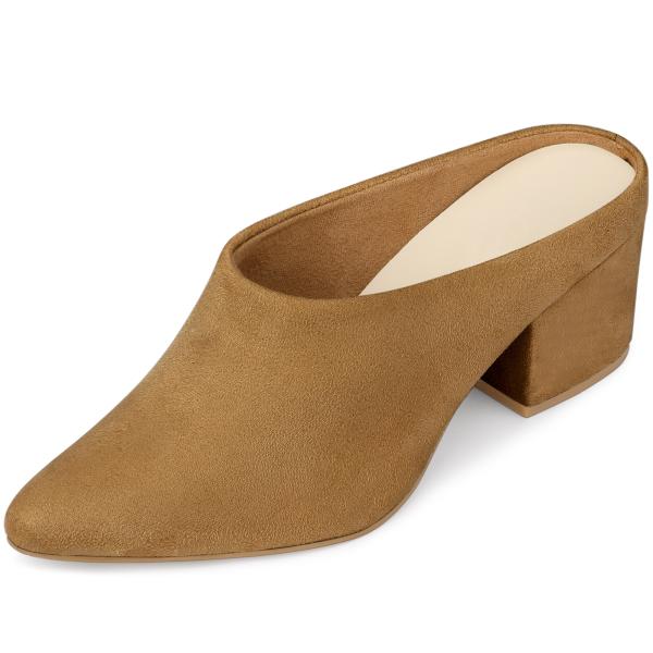 【本商品は海外出荷】お届けは通常20-30日を頂いております。【素材】：2色：ブラック、ベージュフェイクレザーアッパー。ラバーソール; ABSヒール??ヒールの高さ：約6cm【特徴】：先のとがったつま先。つま先を閉じた;ブロックハイヒール;...