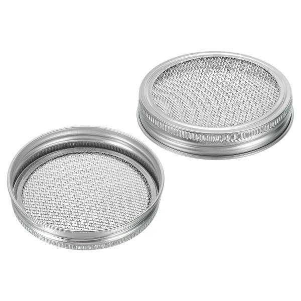 【本商品は海外出荷】お届けは通常20-30日を頂いております。カラー：シルバートーン；サイズ：86mm/3.39"；高さ：17mm/0.67"；パッキングリスト：芽かごフタ2個セット特徴：芽かごフタは耐久性があり、湿気に強い構造になっていま...