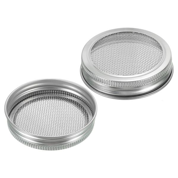 【本商品は海外出荷】お届けは通常20-30日を頂いております。カラー：シルバートーン；サイズ：70mm/ 2.76"；高さ：16mm/ 0.63"；梱包リスト：発芽用フタ2個利点：発芽用フタの耐久性のある構造は長寿命で湿気に強いです。ステン...