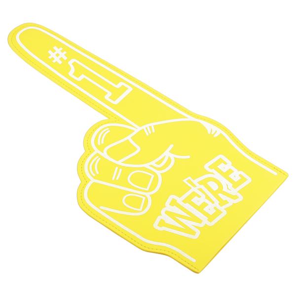 【本商品は海外出荷】お届けは通常20-30日を頂いております。素材：EVA；カラー：イエロー；商品サイズ：46 x 23cm / 18 x 9"（縦×横）；パッケージ内容：1個のジャイアントフォームフィンガー利点：1. ジャイアントフォーム...