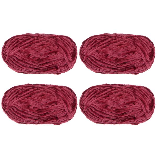 【本商品は海外出荷】お届けは通常20-30日を頂いております。サイズ - 重さ：4x100g/14.1oz；幅：6mm/0.24"；長さ：4x80m/347ydss；針のサイズに適しています（編み物ゲージ）：7mm-8mmまたは4mm-5m...