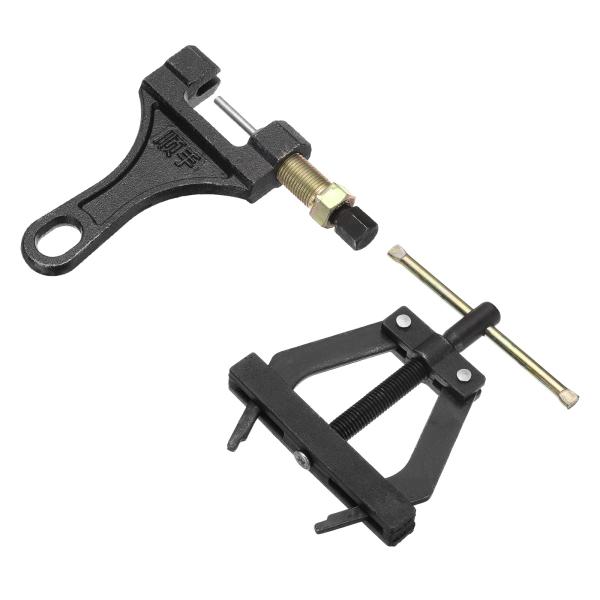 【本商品は海外出荷】お届けは通常20-30日を頂いております。適用可能なチェーンサイズ：ローラーチェーンツールキット530-630 チェーンデタッチャーブレーカーカッターツール ローラーチェーンプーラーホルダー 自転車、バイク、オートバイ用...