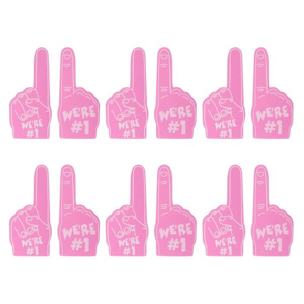 【本商品は海外出荷】お届けは通常20-30日を頂いております。カラー: ピンク; 材料: EVA; 製品寸法:13 x 6 cm(L*W); パッケージ内容: 12 x ジャイアントフォームフィンガー利点: フォームフィンガーカラーは、お気...