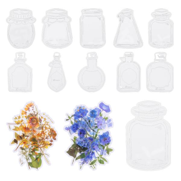 【本商品は海外出荷】お届けは通常20-30日を頂いております。素材：カラー：透明、カラフル；素材：PETプラスチック；外観：ウィッシュボトル（異なる形状）；幅：9.5cm / 3.74"（タイプA）、7.5cm / 2.95"（タイプB）（...