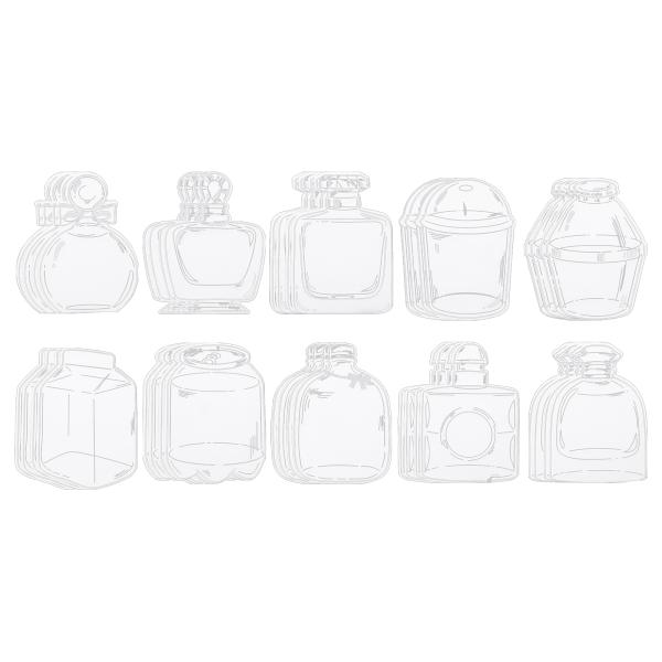 【本商品は海外出荷】お届けは通常20-30日を頂いております。材質：PETプラスチック、外観：ウィッシングボトル(10個の形状が含まれます)、幅: 14.3 cm（具体的な寸法については画像を参照してください）、長さ: 10 cm（具体的な...