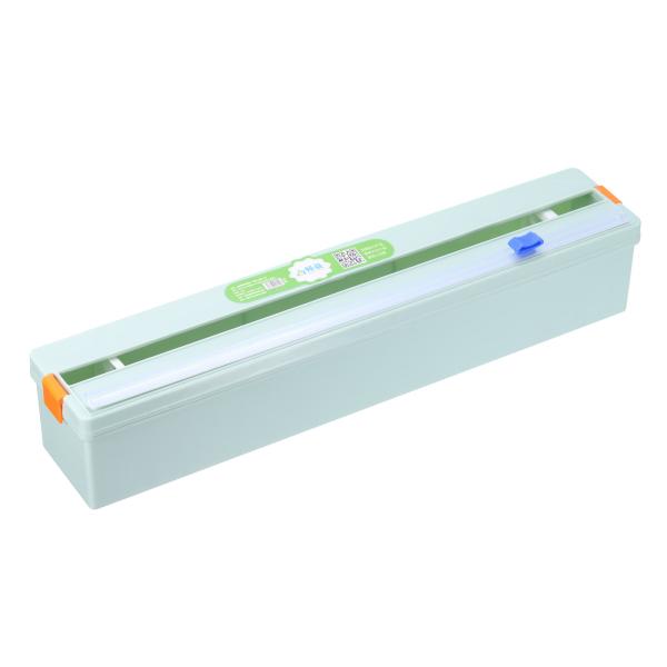 【本商品は海外出荷】お届けは通常20-30日を頂いております。パッケージ内容 - カッター付きプラスチックラ ップディスペンサー1セット。全長:34.5 cm。全幅: 6.5 cm、全高: 6 cm[素材] - A BSプラスチック製で、摩...