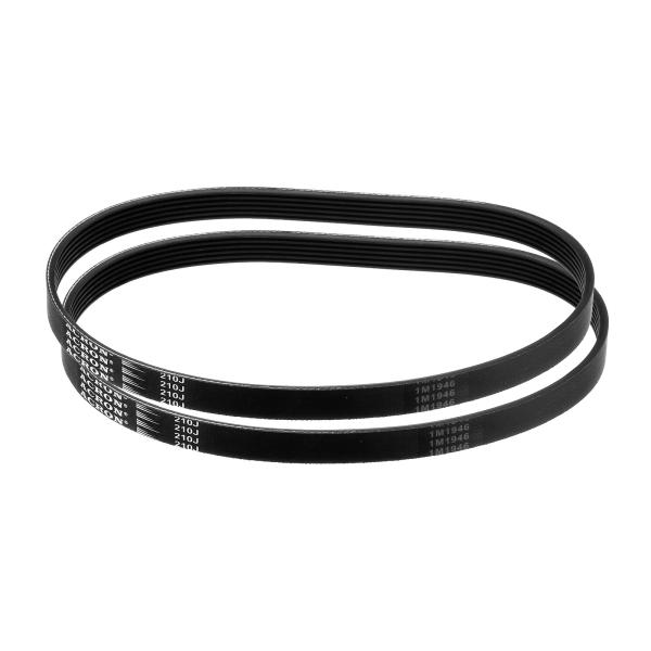 【本商品は海外出荷】お届けは通常20-30日を頂いております。サイズ：210J6 PJ Vベルト、外周：21"（533 mm）、幅：0.55"（14mm）、厚さ：0.14"（3.5mm）。EPDMゴム素材で作られており、耐高温性、耐油性、耐...