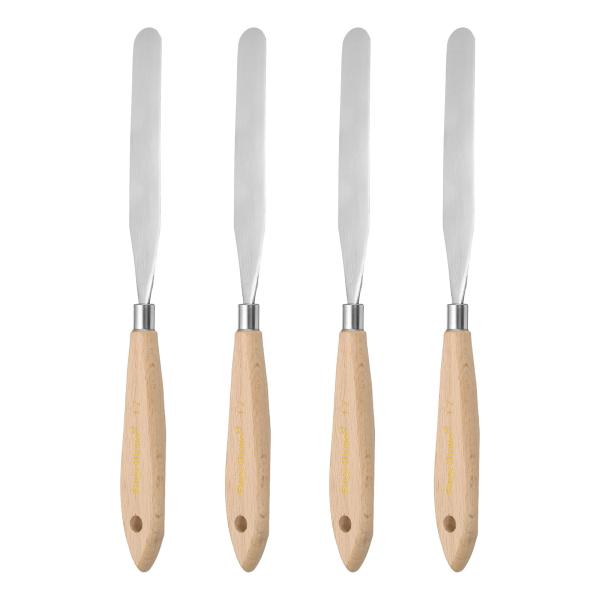 【本商品は海外出荷】お届けは通常20-30日を頂いております。サイズ - モデル：17#、スタイル：尖った形状、刃のサイズ：115mm x 17.6mm、ハンドルの長さ：100mm、全長：227mm。アートスパチュラは、絵画で質感やレイ ヤ...