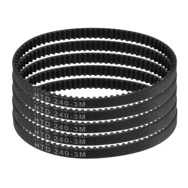 【本商品は海外出荷】お届けは通常20-30日を頂いております。サイズ: H TD3 m（ハイトルクドライブ）タイミングベルト、ピッチ長240mm、幅6mm、高さ2.4mm。曲線形状でパワー伝達を向上させ、滑りのリスクを低減します。ベルト素材...