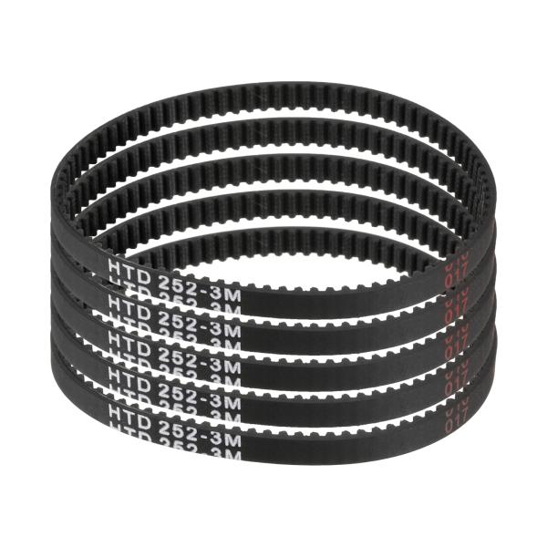 【本商品は海外出荷】お届けは通常20-30日を頂いております。サイズ: H TD3 m（ハイトルクドライブ）タイミングベルト、ピッチ長252mm、幅6mm、高さ2.4mm。曲線形状でより優れたパワー伝達と滑りのリスクを低減します。ベルト素材...