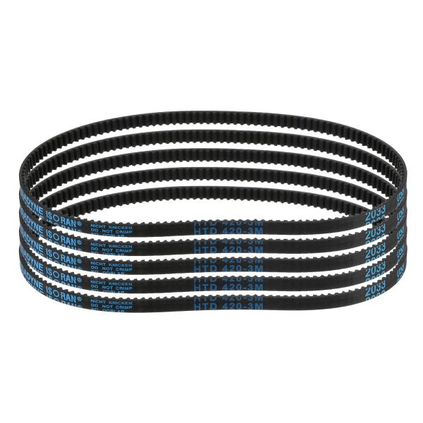 【本商品は海外出荷】お届けは通常20-30日を頂いております。サイズ: H TD3 m（ハイトルクドライブ）タイミングベルト、ピッチ長さ420mm、幅6mm、高さ2.4mm。曲線形状でより優れたパワー伝達と滑りのリスクを低減します。ベルト素...