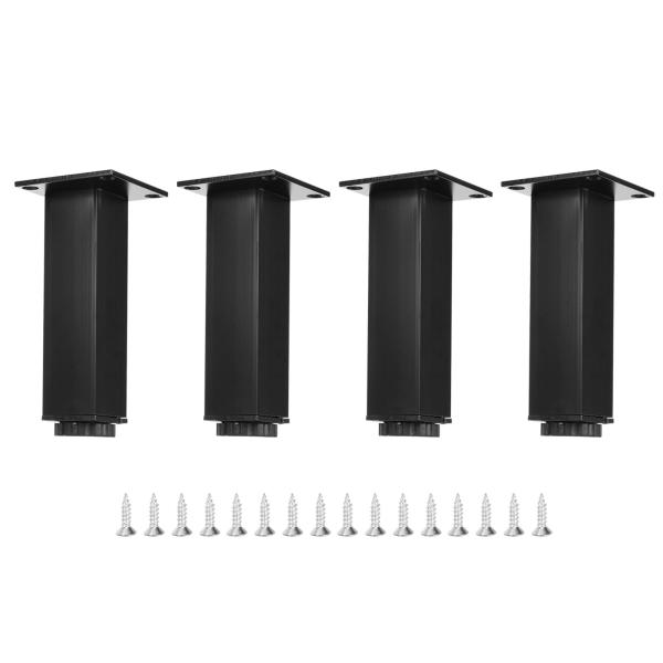 【本商品は海外出荷】お届けは通常20-30日を頂いております。特徴:金属製家具脚セットには、耐久性のある金属素材で作られた調節可能なテーブル脚が4個含まれており、コーヒーテーブル、ソファ、キャビネット、カウチをしっかりと支えます。機能: こ...