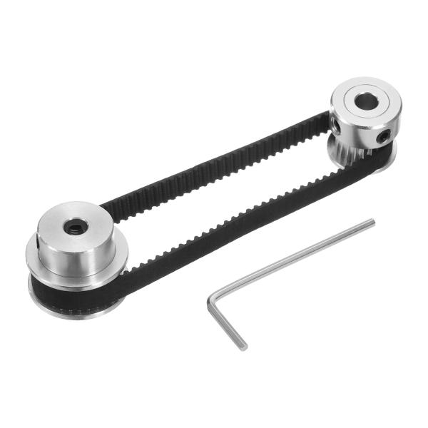 【本商品は海外出荷】お届けは通常20-30日を頂いております。パッケージ内容: 30 歯 同期ホイール 1個、20 歯 同期ホイール 1個、タイミングベルト 1個(長さ 200mm 幅 6mm)、ネジ 2本、M2 六角レンチ 1個を受け取り...