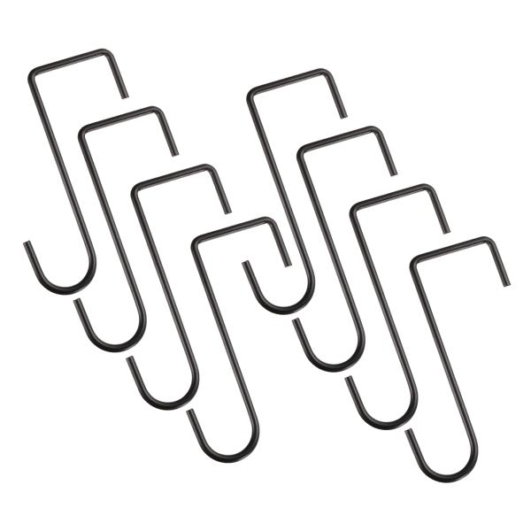 【本商品は海外出荷】お届けは通常20-30日を頂いております。ビニール製フェンスフック:黒フェンスフックハンガーを8個入手できます。サイズは5x15.24 cmで、庭、プール、廊下のビニール製フェンスやドアに簡単に掛けられます。取り付けが簡...