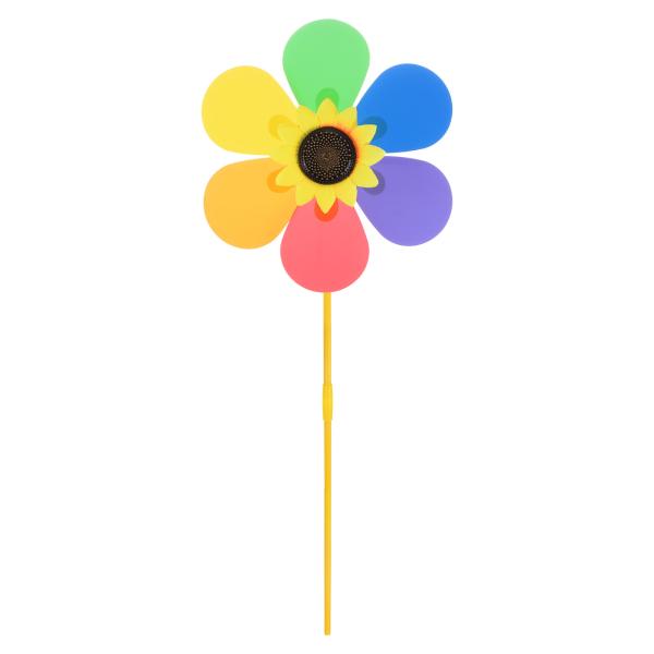 【本商品は海外出荷】お届けは通常20-30日を頂いております。【適用範囲】このカラフルな色の庭の風見鶏は、庭の装飾、裏庭の装飾、屋外の庭の装飾に適しており、他の人に贈ることもできます。【耐久性のあるデザイン】虹色の風車は、厚手のPVCとガラ...