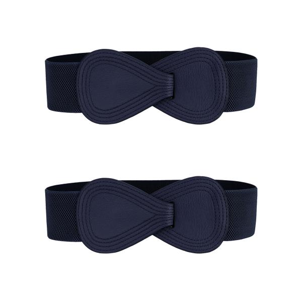 【本商品は海外出荷】お届けは通常20-30日を頂いております。素材: フェイクレザーとゴムバンド、細かいエッジステッチが施されており、柔らかく着心地が良いです。 2個、同じ色、同じサイズ、毎日の服装に簡単に合わせられます。色: 白、黄、ホッ...