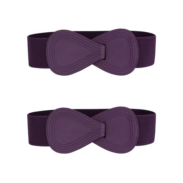 【本商品は海外出荷】お届けは通常20-30日を頂いております。素材: フェイクレザーとゴムバンド、細かいエッジステッチが施されており、柔らかく着心地が良いです。 2個、同じ色、同じサイズ、毎日の服装に簡単に合わせられます。色: 白、黄、ホッ...