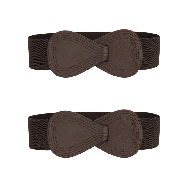 【本商品は海外出荷】お届けは通常20-30日を頂いております。素材: フェイクレザーとゴムバンド、細かいエッジステッチが施されており、柔らかく着心地が良いです。 2個、同じ色、同じサイズ、毎日の服装に簡単に合わせられます。色: 白、黄、ホッ...