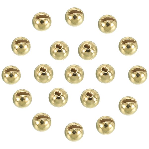 【本商品は海外出荷】お届けは通常20-30日を頂いております。カラー：金色；素材：タングステン合金；直径：3.8mm / 0.15"；梱包リスト：50個xフライタイイング用タングステンスロットビーズ利点：1. 当社のフライタイイングビーズは...