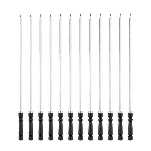 【本商品は海外出荷】お届けは通常20-30日を頂いております。サイズ - BBQスキュワーのサイズ：40cmx5.92mmx1.66mm/15.75"x0.23"x0.07"（長さ×幅×厚さ）、より多くの材料を刺すことができ、ほとんどのグリ...