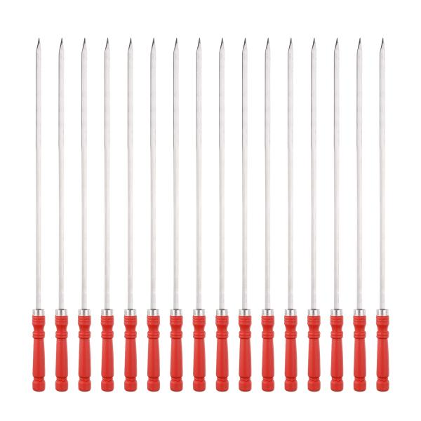 【本商品は海外出荷】お届けは通常20-30日を頂いております。サイズ - BBQスキュワーのサイズ: 40cmx5.92mmx1.66mm/15.75"x0.23"x0.07"(L*W*T)、より多くの材料を刺すことができ、ほとんどのグリル...