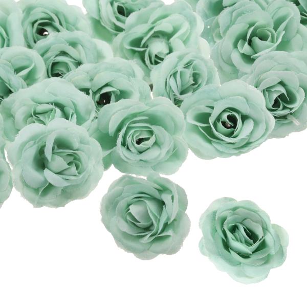 【本商品は海外出荷】お届けは通常20-30日を頂いております。パッケージとサイズ - 人工ローズフラワーヘッド50個、直径: 3 cm、長さ:2.5 cm。シルクの造花のバラは、本物の小さなバラに似せてデザインされています。機能性 - シル...