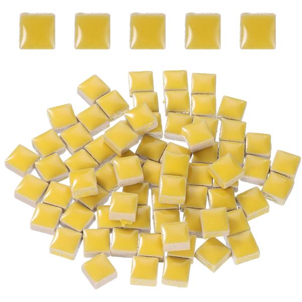 【本商品は海外出荷】お届けは通常20-30日を頂いております。パッケージに含まれるもの: 7.05oz/200gのスクエアセラミックモザイクタイル約205個。0.4"x0.4"/1x1cm、厚さ0.2"(5.5mm)。質の高い素材: これら...