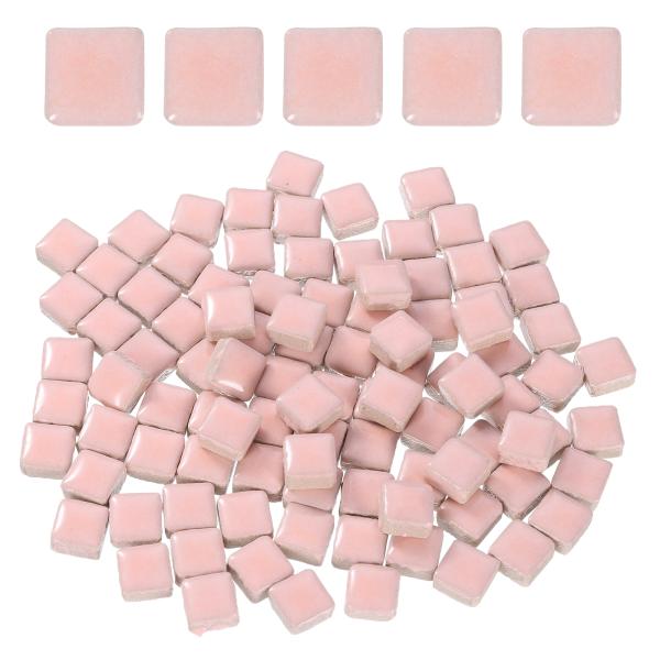 【本商品は海外出荷】お届けは通常20-30日を頂いております。パッケージに含まれるもの：7.05oz/200gのスクエアセラミックモザイクタイル約205個。0.4"x0.4"/1x1cm、厚さ0.2"(5.5mm)。質の高い素材：これらのモ...