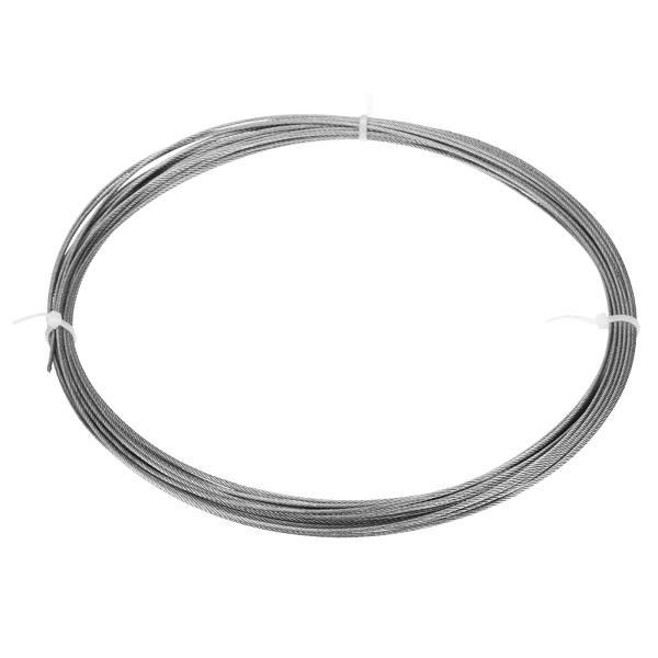 【本商品は海外出荷】お届けは通常20-30日を頂いております。サイズ-ケーブル直径: 1.5mm / 1/16"、タイプ: 7x7ストランド、総長: 15M / 50ft。このステンレス鋼ワイヤーロープは柔軟な構造で、さまざまなサイズに簡単...