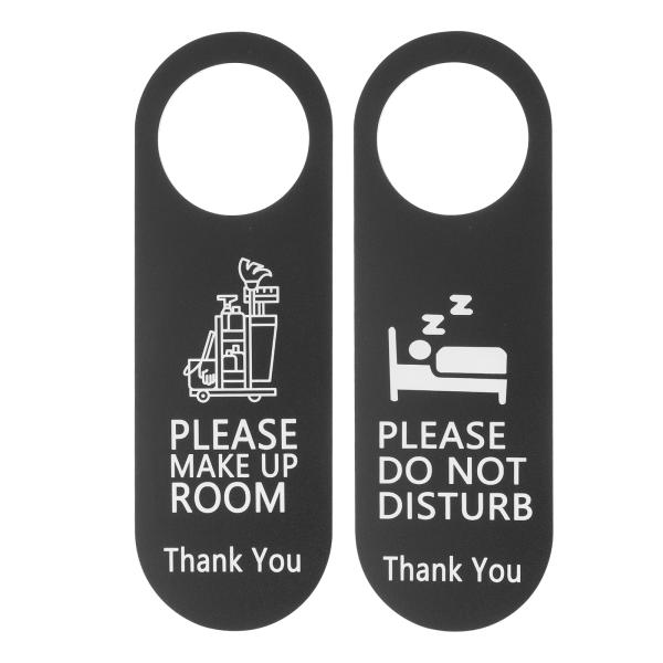 【本商品は海外出荷】お届けは通常20-30日を頂いております。数量とサイズ: セットには「Do Not Disturb」ドアハンガーが2個含まれており、全体のサイズは24 x 8 cm(L*W)、穴の直径は6 cmです。丈夫で軽量: ドアハ...