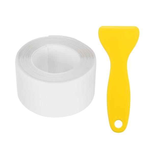 【本商品は海外出荷】お届けは通常20-30日を頂いております。[特徴]: 素材: PVC；カラー: ホワイト；寸法: 38mmx5m/ 1.5"x16.4Ft (W*L)[素材]: 防水トイレコーキングテープはPVC製で、長持ちするシーリン...