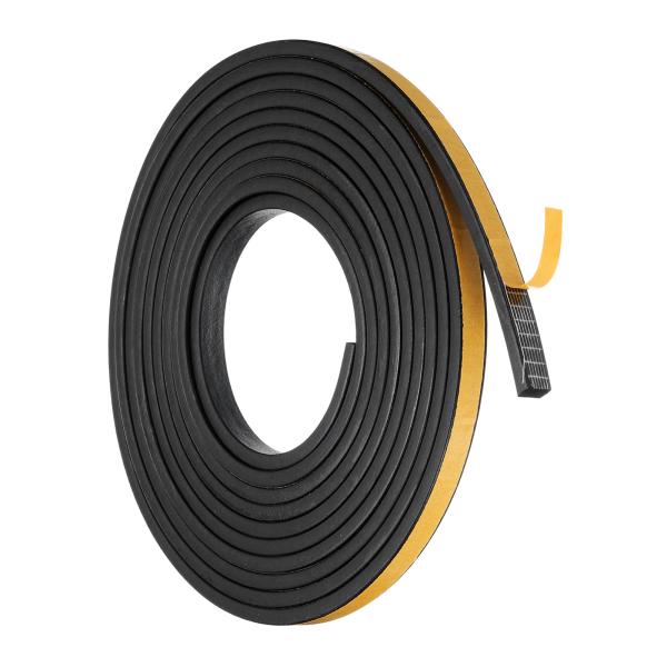 【本商品は海外出荷】お届けは通常20-30日を頂いております。サイズ - 5m / 16.5ft 長さ、12x5mm / 1/2"x1/5"(W*T)。使いやすく、まず表面をきれいにし、保護裏地を剥がし、ストリップをドアに貼り付け、最後に余...