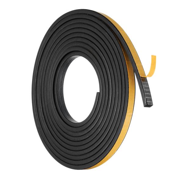 【本商品は海外出荷】お届けは通常20-30日を頂いております。サイズ - 5m / 16.5ft 長さ、12x6mm / 1/2"x6/25"(W*T)。使いやすく、まず表面をきれいにし、保護裏地を剥がし、ストリップをドアに貼り付け、最後に...