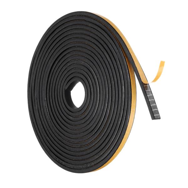 【本商品は海外出荷】お届けは通常20-30日を頂いております。サイズ - 5m / 16.5ft 長さ、8x4mm / 5/16"x1/6"(W*T)。使いやすく、まず表面をきれいにし、保護裏地を剥がし、ストリップをドアに貼り付け、最後に余...