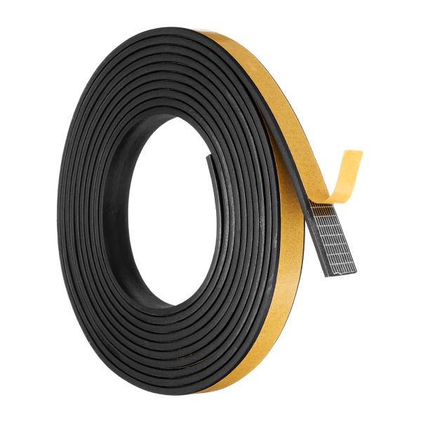 【本商品は海外出荷】お届けは通常20-30日を頂いております。サイズ - 5m / 16.5ft 長さ、15x4mm / 3/5"x1/6"(W*T)。使いやすく、まず表面をきれいにし、保護裏地を剥がし、ストリップをドアに貼り付け、最後に余...