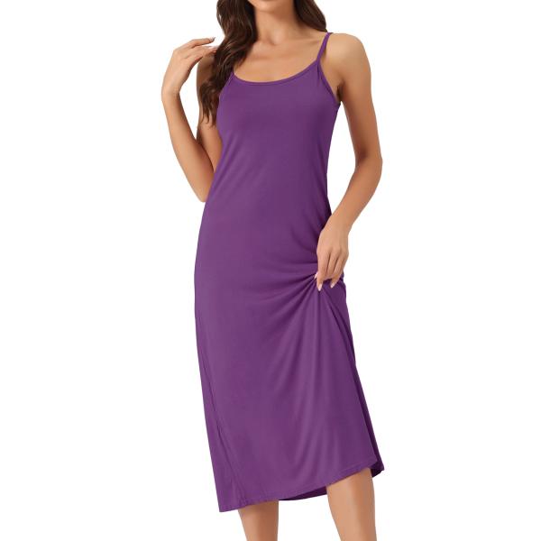 【本商品は海外出荷】お届けは通常20-30日を頂いております。このキャミドレスは、カジュアルでベーシックで快適な気質を提供します。プルオーバーデザイン、ミディ丈、ストラップは調節不可、柔らかい生地、95％レーヨン、5％スパンデックスで作られ...