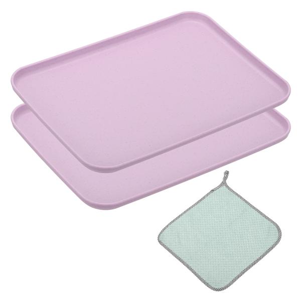 【本商品は海外出荷】お届けは通常20-30日を頂いております。カラー: パープル; 素材: PP; サイズ: 24 x 17.5 x 1.7cm / 9.45 x 6.89 x 0.67" （縦×横×高さ）; 内部深さ: 1.4cm / 0...