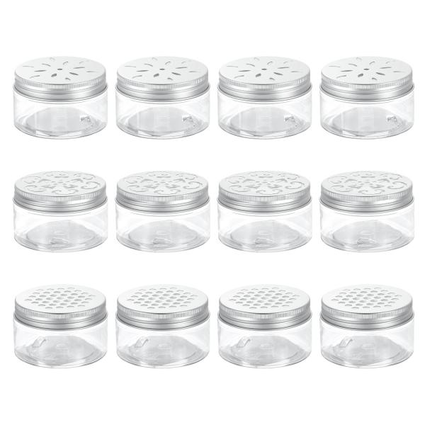 【本商品は海外出荷】お届けは通常20-30日を頂いております。サイズ-高さ：42mm/1.7インチ；幅：71mm；内径：63mm；容量：3.4oz/100ml；素材：PETアルミニウム；カラー：シルバー；12個x空きアルミ缶（3スタイルそれ...