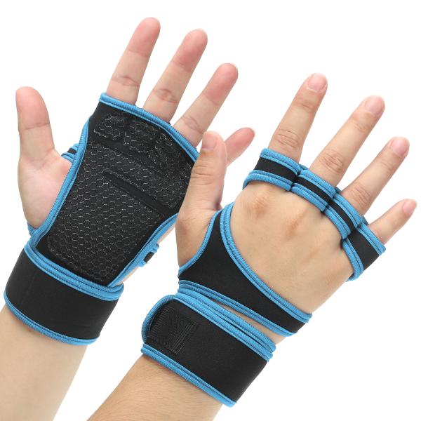 【本商品は海外出荷】お届けは通常20-30日を頂いております。カラー：ライトブルー；素材：ネオプレン；寸法：17 x 12.5 cm / 6.7 x 4.9 " （縦 x 横）；梱包リスト：1個 x ワークアウトグローブ利点：ウェイトリフテ...