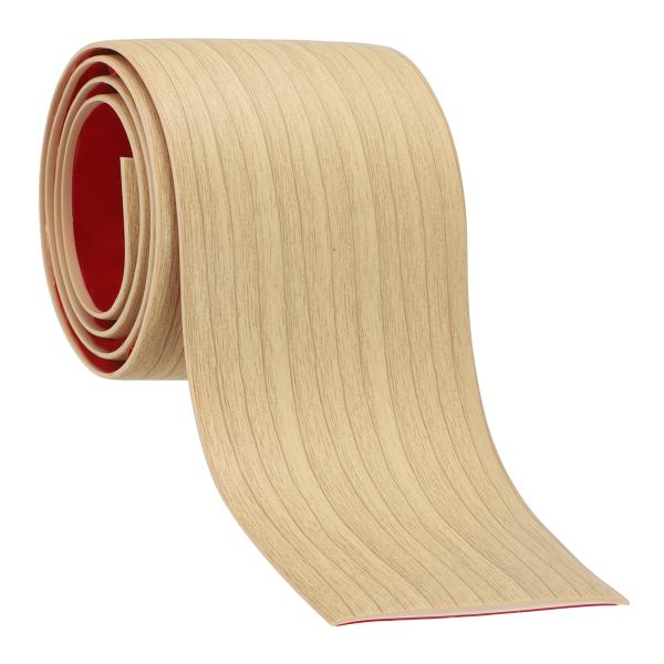 【本商品は海外出荷】お届けは通常20-30日を頂いております。カラー：オーク、素材：ビニール、全体サイズ：76mm×2m / 3"×6.6フィート（幅×長さ）、最大厚さ：3.5mm / 0.14"；梱包リスト：1パック×セルフアドヒーシブフ...