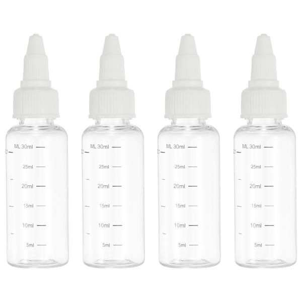 【本商品は海外出荷】お届けは通常20-30日を頂いております。仕様：カラー：透明（ボトル本体）；白（ボトルキャップ）；容量：30 ml/1.01OZ；サイズ：ボトル直径：28mm/1.1 インチ；素材：プラスチック；梱包リスト：プラスチック...