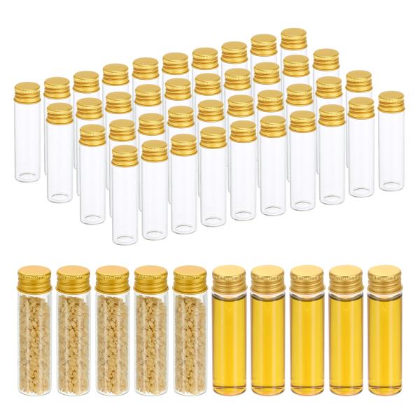 【本商品は海外出荷】お届けは通常20-30日を頂いております。容易な視認性：サンプルバイアルは良い品質の透明ガラスで作られており、内部に保管されている内容物を鮮明に確認できます。漏れ防止ストレージ：バイアルにはアルミ製の蓋、プラスチック製の...