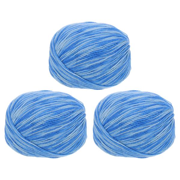 【本商品は海外出荷】お届けは通常20-30日を頂いております。[パッケージ&amp;サイズ] 素材: 100%純粋なウール; カラー： ブルーグラデーション; 重さ: 100g/3.52oz; 長さ: 280m/306yds; 直径: 2m...