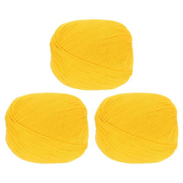 【本商品は海外出荷】お届けは通常20-30日を頂いております。[パッケージ＆サイズ] 素材: 100%純粋なウール; カラー： ライトイエロー; 重さ: 100g/3.52oz; 長さ: 280m/306yds; 直径: 2mm/0.08"...