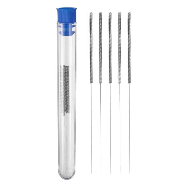 【本商品は海外出荷】お届けは通常20-30日を頂いております。サイズ - ノズルクリーニングピンのサイズは0.35mm / 0.014インチで、総長は70mm / 2.76インチです。透明な収納ボトルが付属しており、紛失する心配なく収納と使...