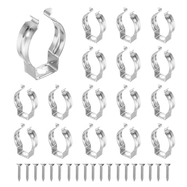 【本商品は海外出荷】お届けは通常20-30日を頂いております。これらのクリップは、主にてんじょう、壁、作業台、または棚に LED 蛍光管ライトを取り付けるためのものです。T8 サイズの LED ライトチューブに適しており、家庭用照明設備、商...